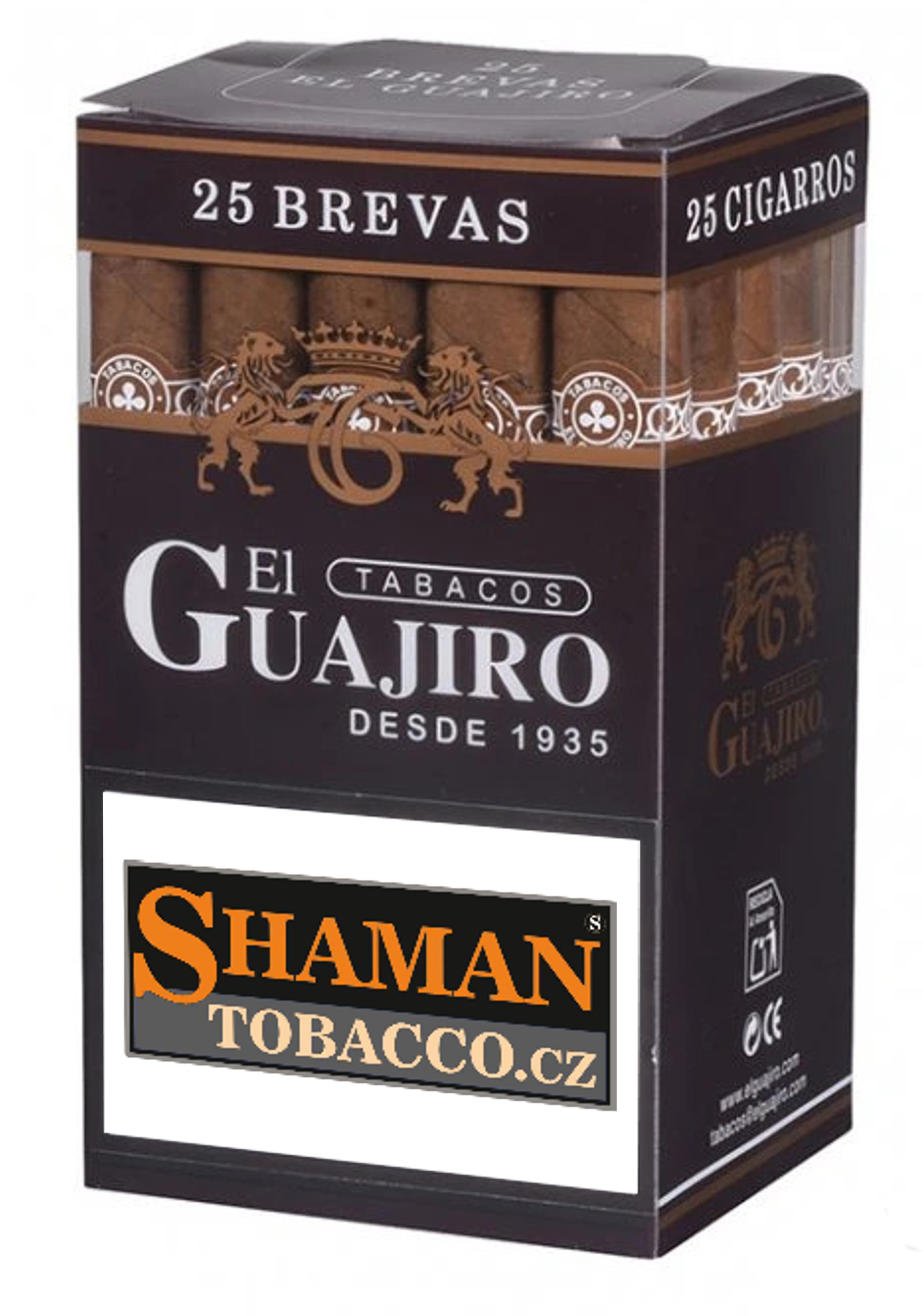 Ručně balené doutníky EL GUAJIRO BREVAS / SHAMAN
